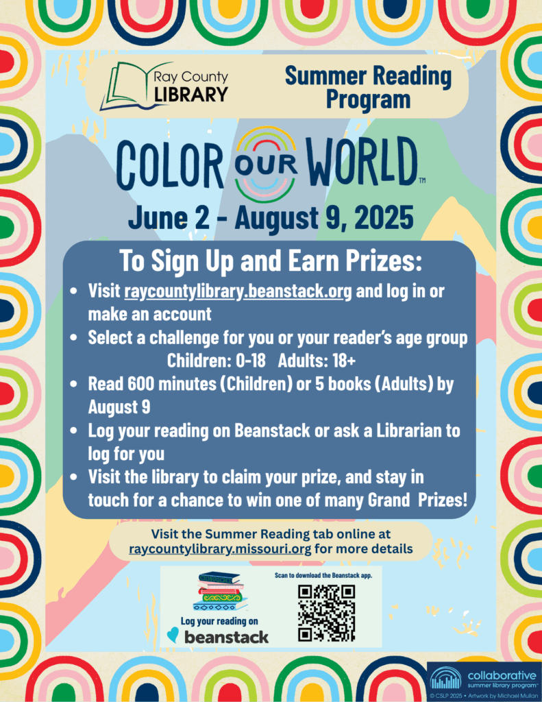 Summer Reading Program! – Ray County Library
